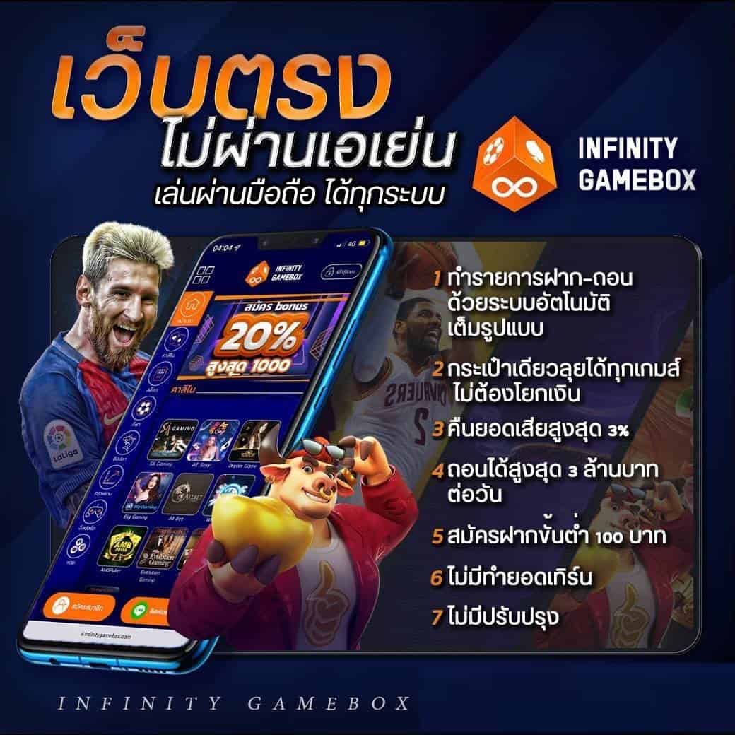 infinitygamebox เว็บพนันออนไลน์ ยอดนิยมอันดับ 1